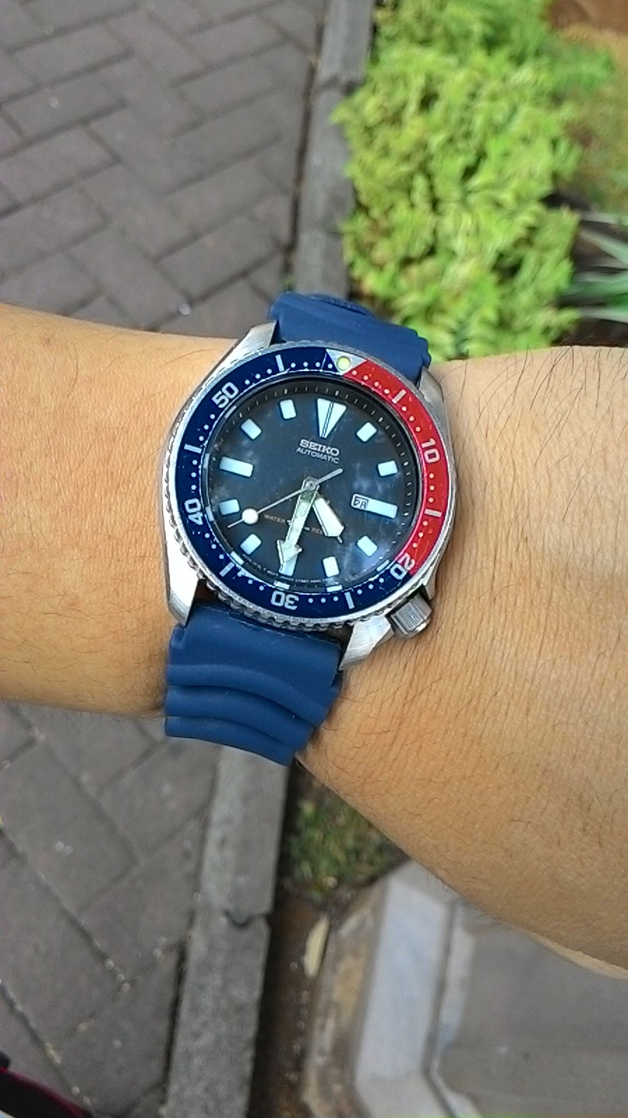 Watches Lover: [Sold] Brand New original Seiko rubber strap Z22 Wave ...